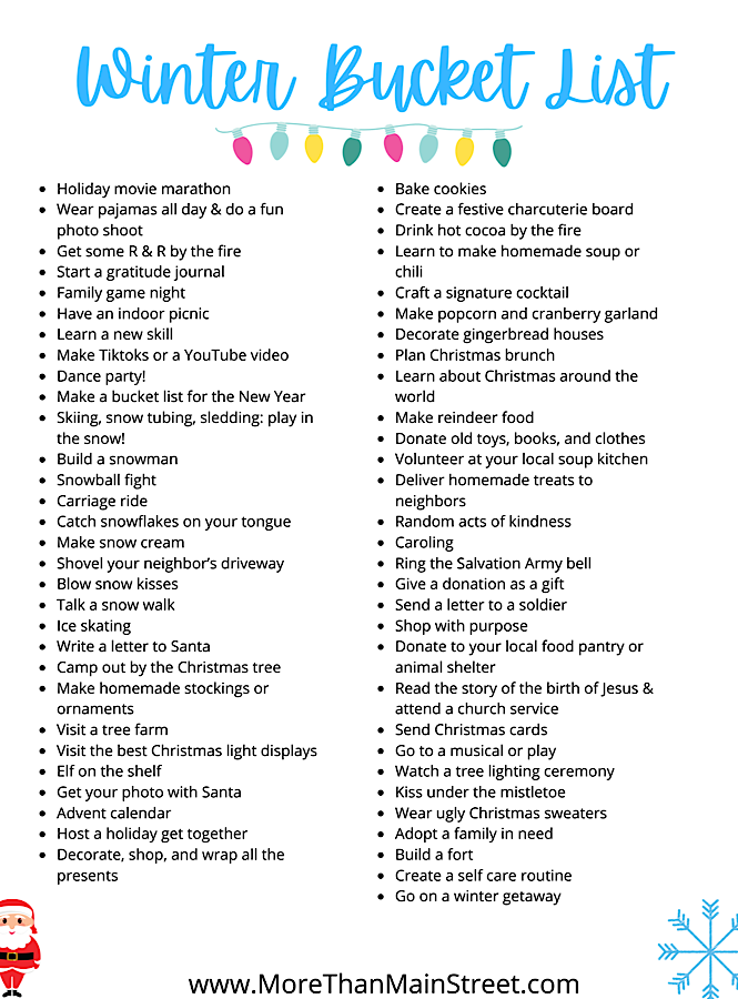 Winter Bucket List 50 Fun Winter Activities To Enjoy The Season Winter Bucket List 50 Fun Winter Activities To Enjoy The Season