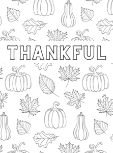 10 Free Thanksgiving Coloring Pages