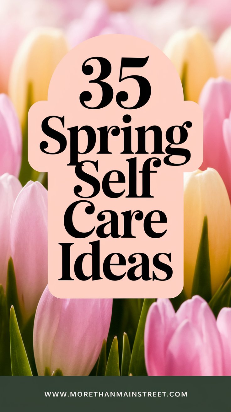 35 Refreshing Spring Self Care Ideas to Rejuvenate Your Mind and Body
