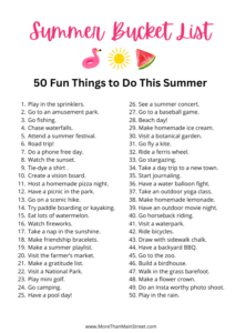 The Ultimate Summer Bucket List: 50 Fun Ideas to Make the Most of Your ...